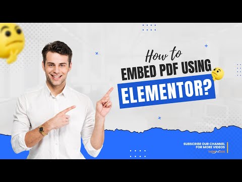 How to Embed PDF Files Easily with Elementor Page Builder? |