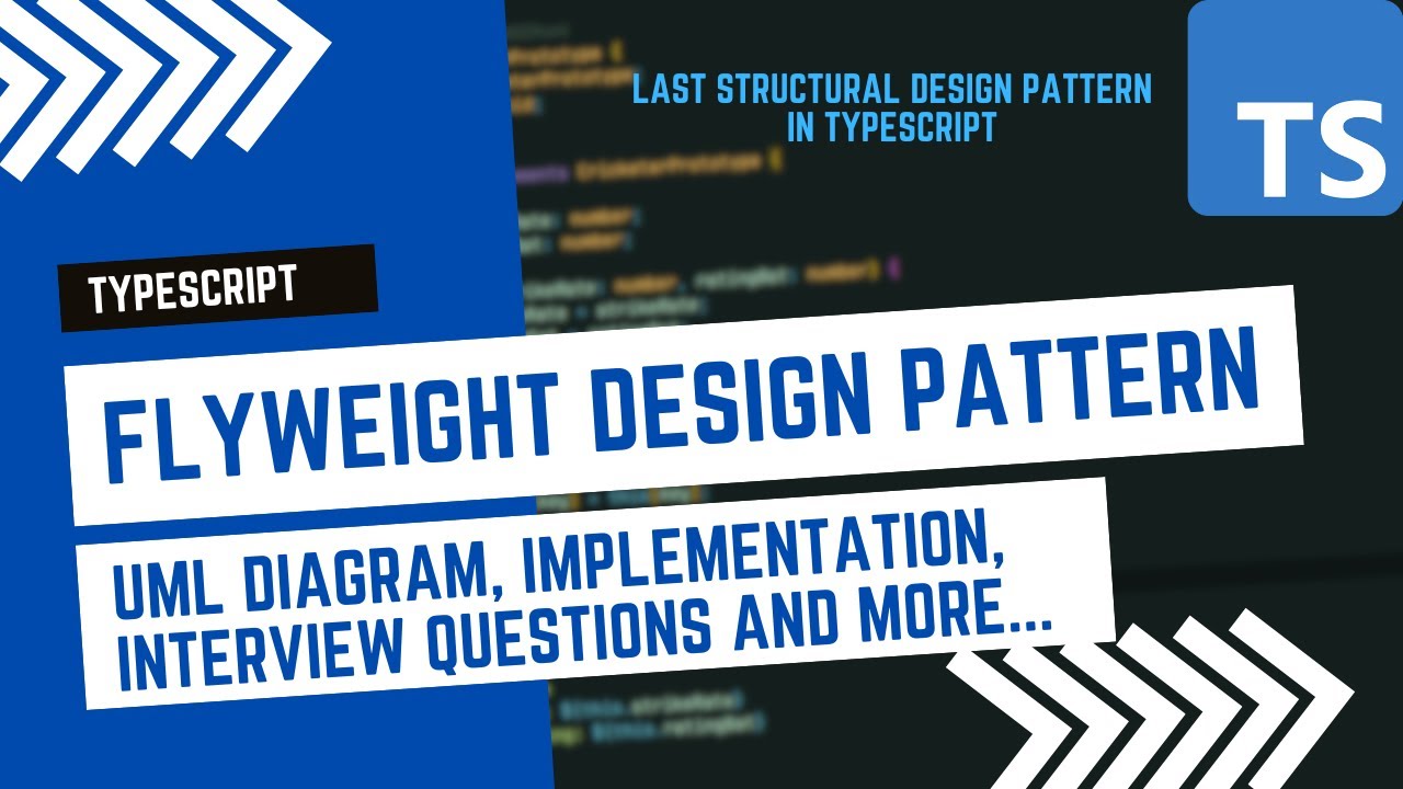 Flyweight pattern in Typescript | Last structural design pattern. Implementation, UML... #luckyreact