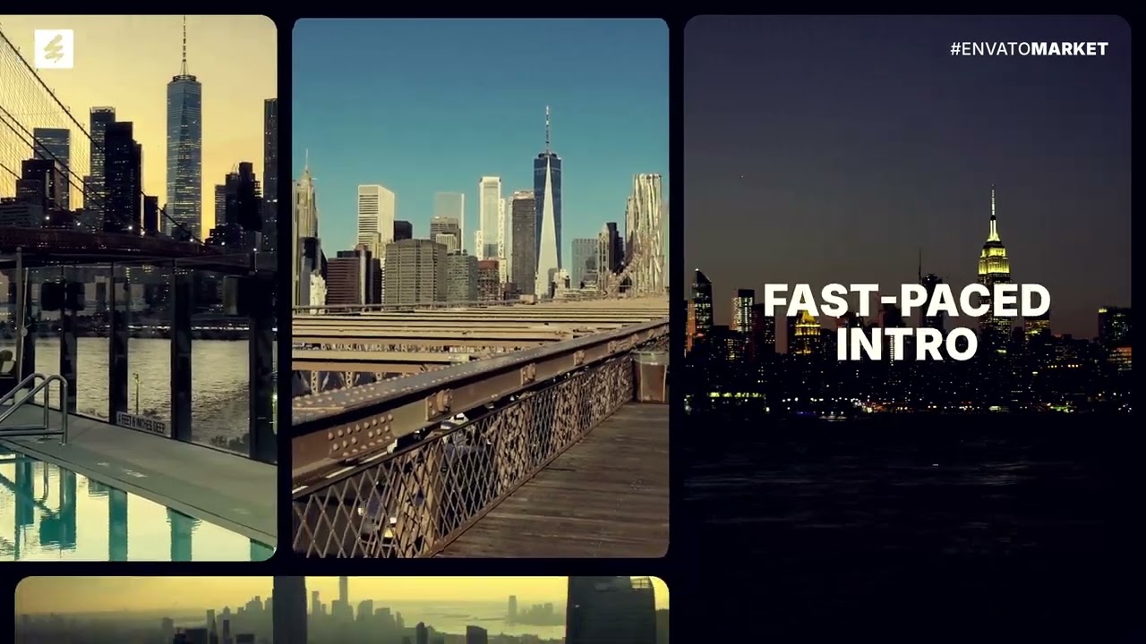 After Effects Template - Split Screen Opener | Multiscreen Slideshow Videohive
