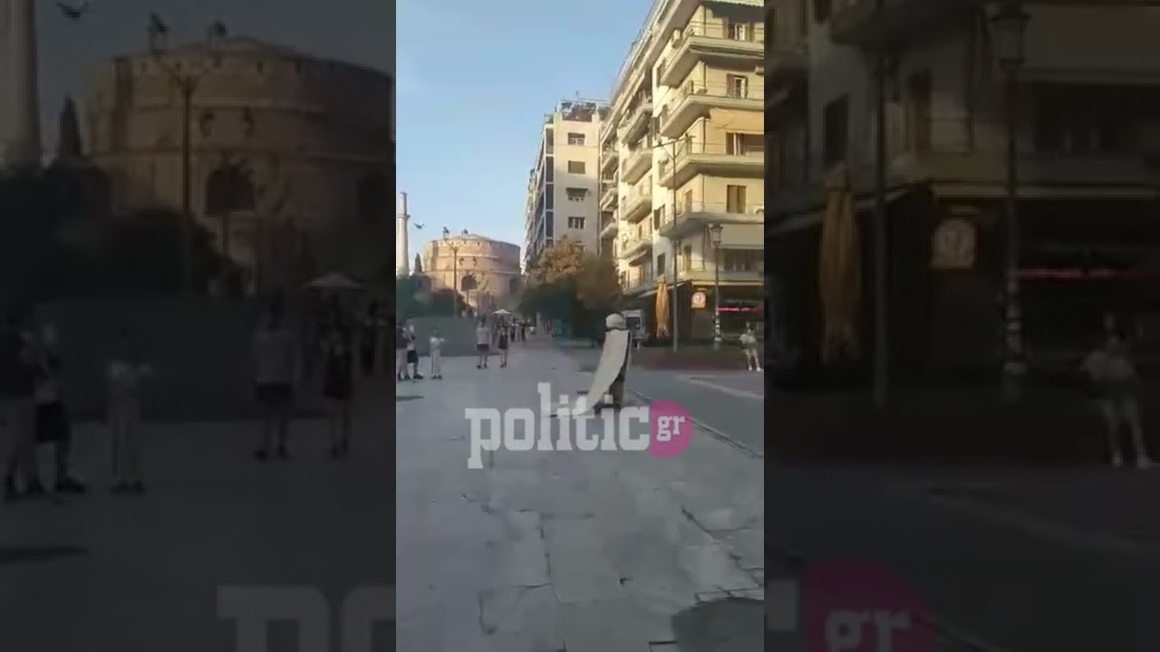 Θεσσαλονίκη: Άντρας περιφερόταν με κράνος και μανδύα στο κέντρο της ...