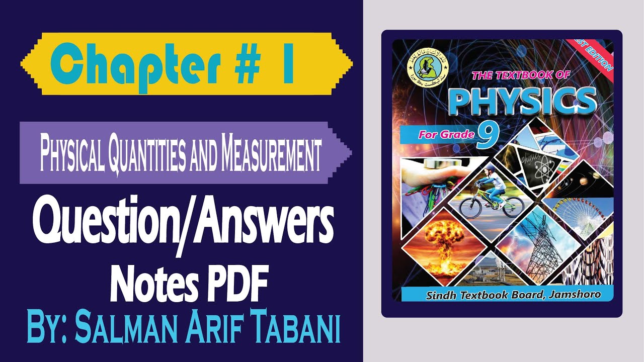 IX Physics Unit 1 Physical Quantities and Measurement class 9 nine Notes pdf Question Answers