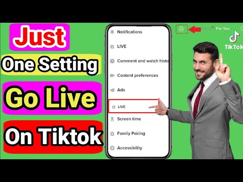 (Just 1 setting )🔴how to go live on TikTok || go live on tiktok without a 1000 followers 2025