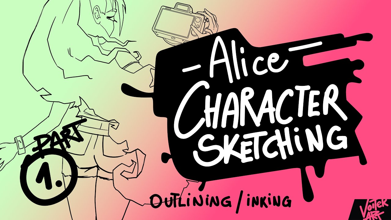Drawing Alice the Character - part 1