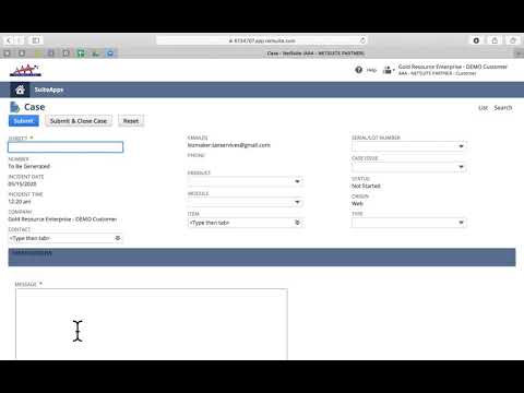 Netsuite - Customer and Vendor Centers