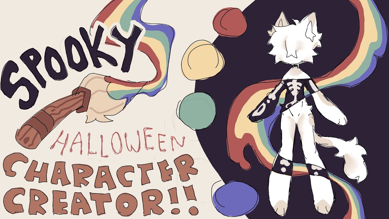 HALLOWEEN CHARACTER CREATOR 🕸️👻 pause OC challenge 