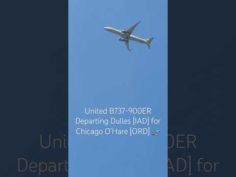 United B737-900ER Departing Dulles [IAD] for Chicago O’Hare [ORD] 🛫 SUBSCRIBE for more!