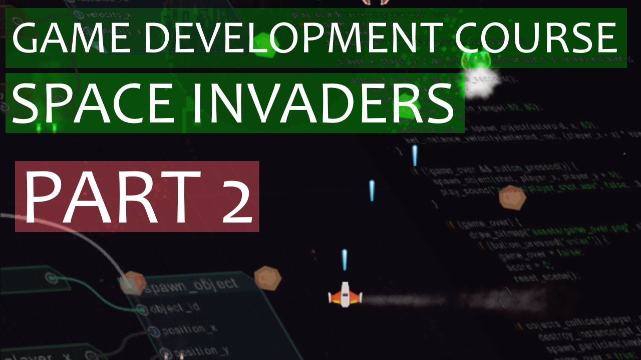 Game Development Tutorial: Programming a Space Invaders with Visual Programming (Part 2)
