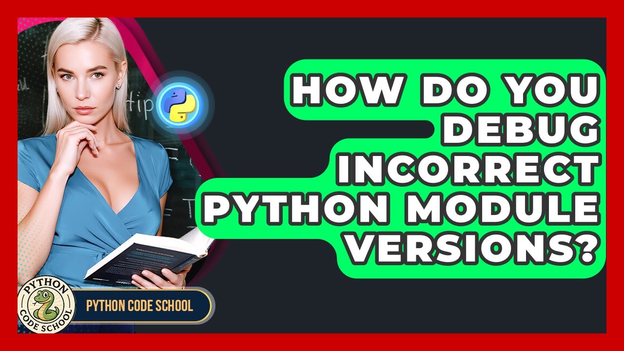 How Do You Debug Incorrect Python Module Versions? - Python Code School