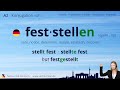 Konjugation "feststellen" - Alle Formen des Verbs, Beispiele, Regeln ...