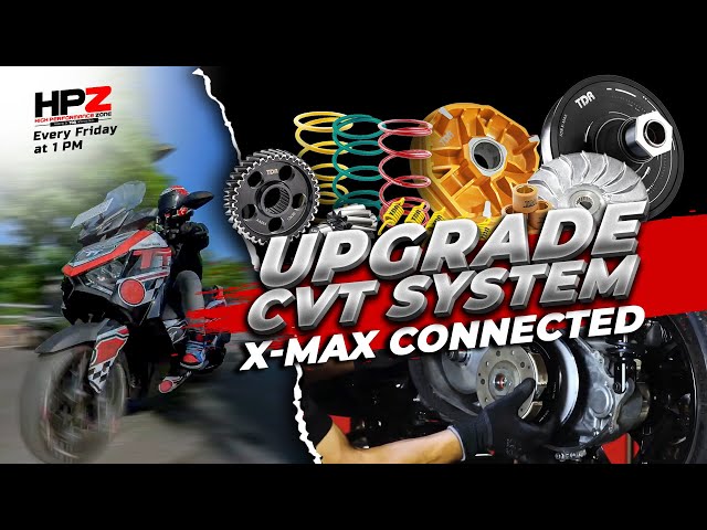 Akselerasi Xmax Connected jadi Ringan dan Responsif | TDR CVT for Xmax