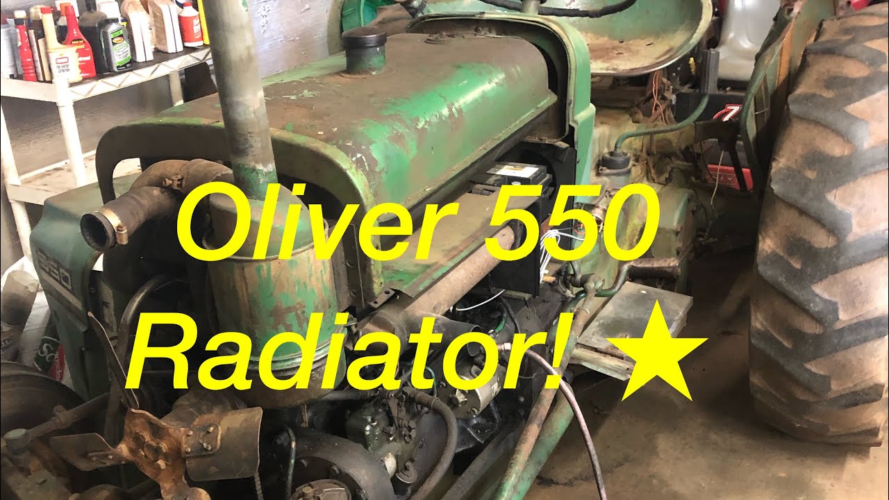 Oliver 550 radiator