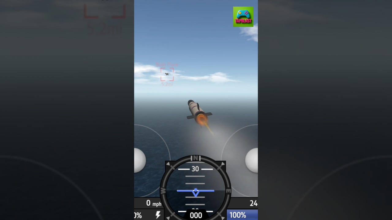 Missile Lock-On 💥 Target Destroyed! | SimplePlanes #Shorts