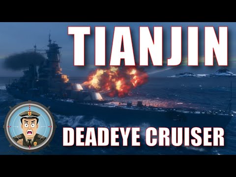 Tianjin Pan Asian Premium Heavy Cruiser World of Warships Review Guide Wows Captain Build Skills