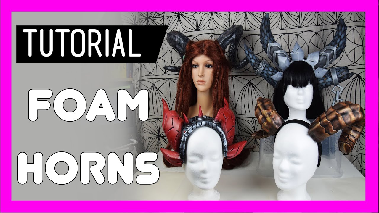 DIY Easy Foam Horns - Tutorial