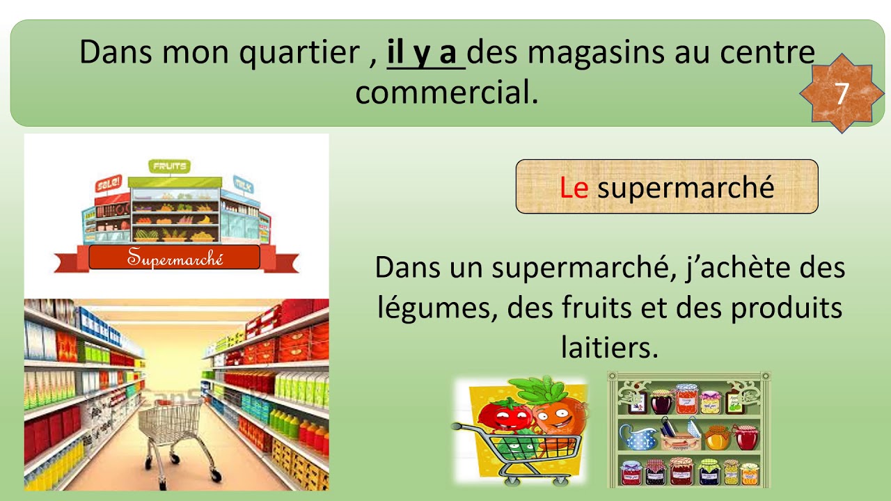 Grade 12  science french   Qu'est ce qu'il y a dans mon quartier pptx