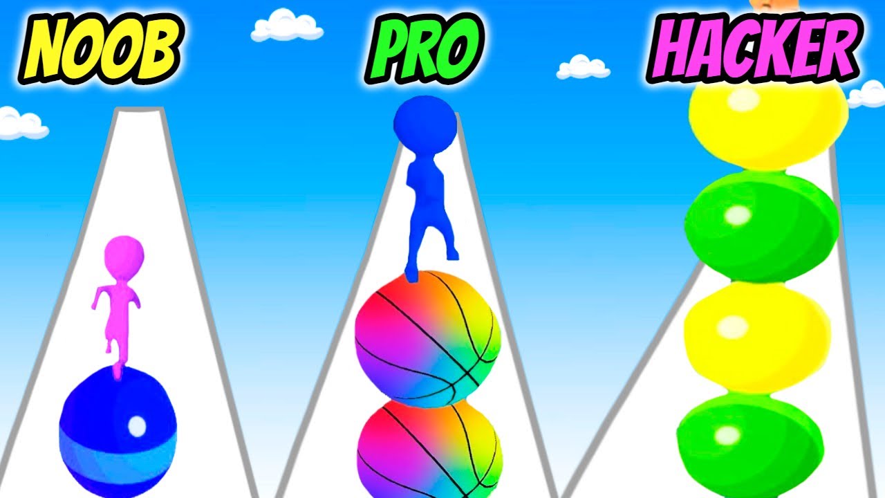 NOOB vs PRO vs HACKER - Stack Rider