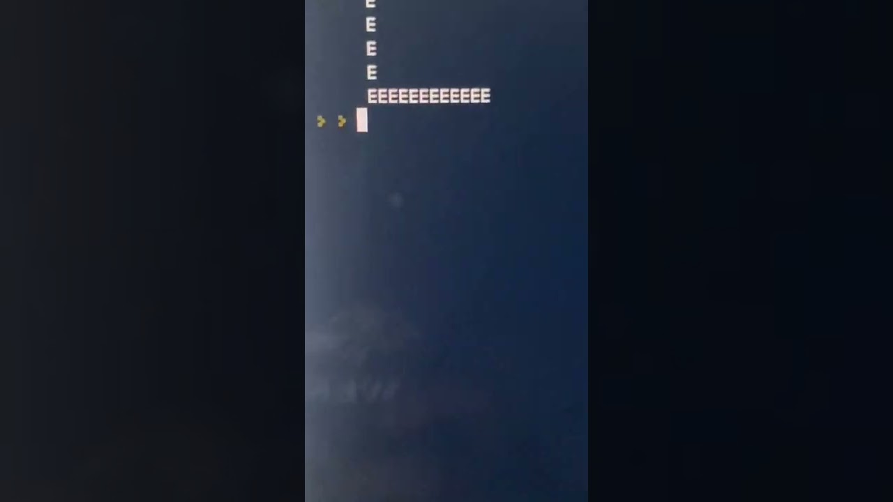 Making the letter E in python