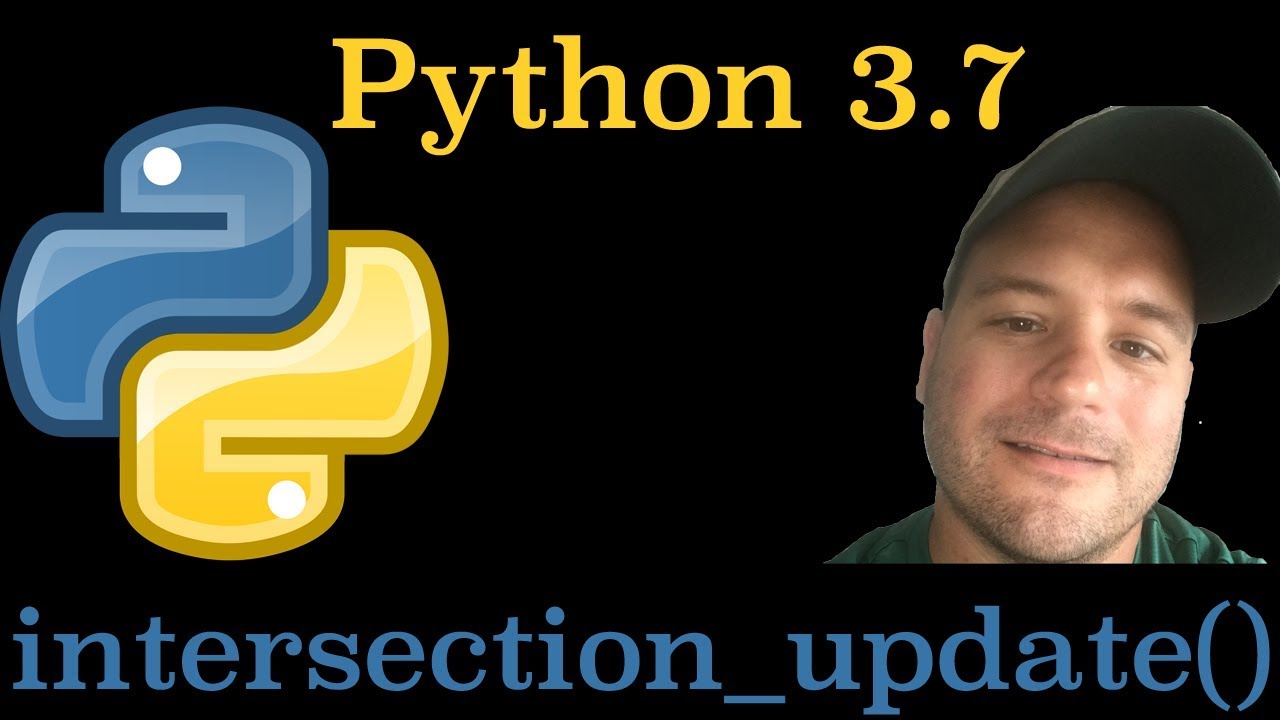 Python 3.7: How To Do Intersection Update On A Set In Python