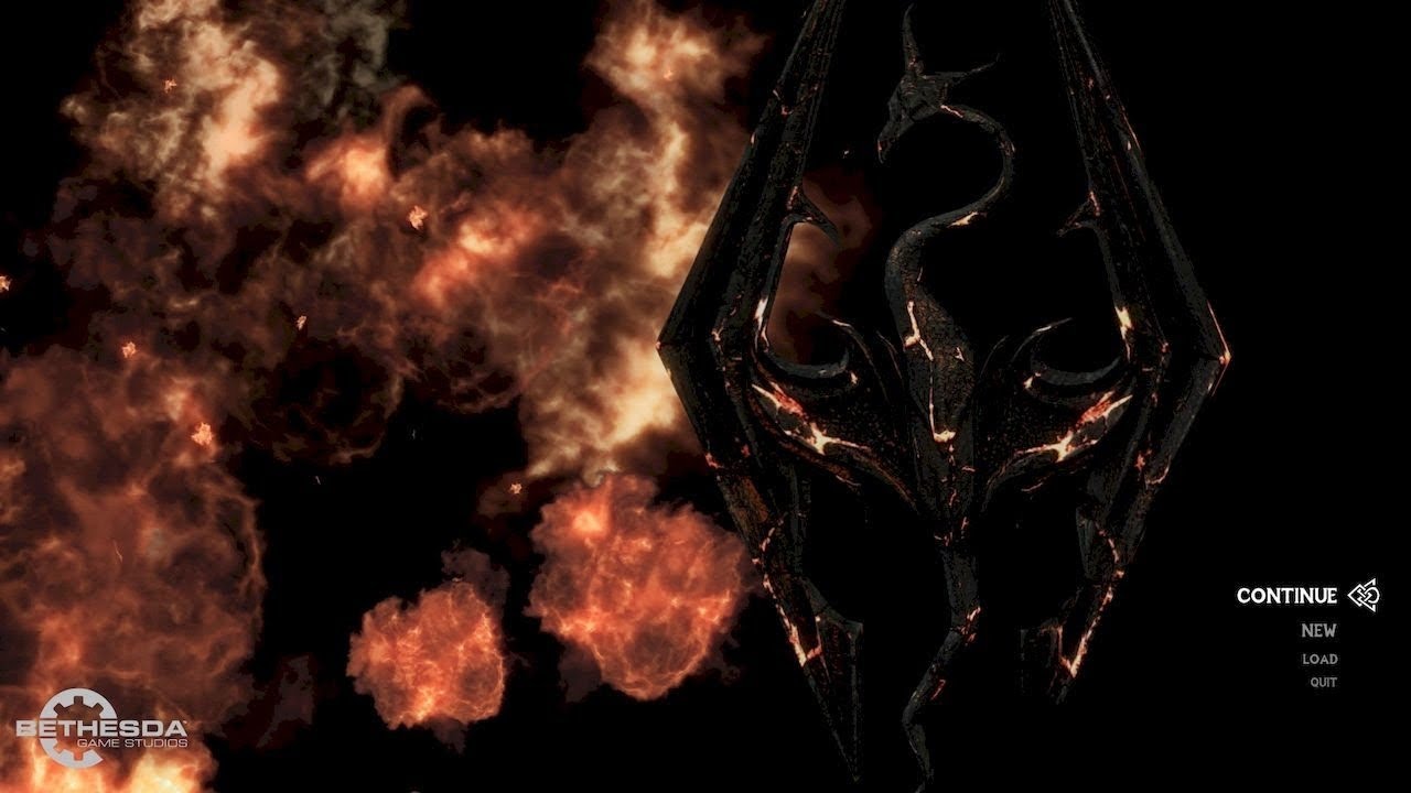 SkyrimSE Custom Dark MainMenu Replacer