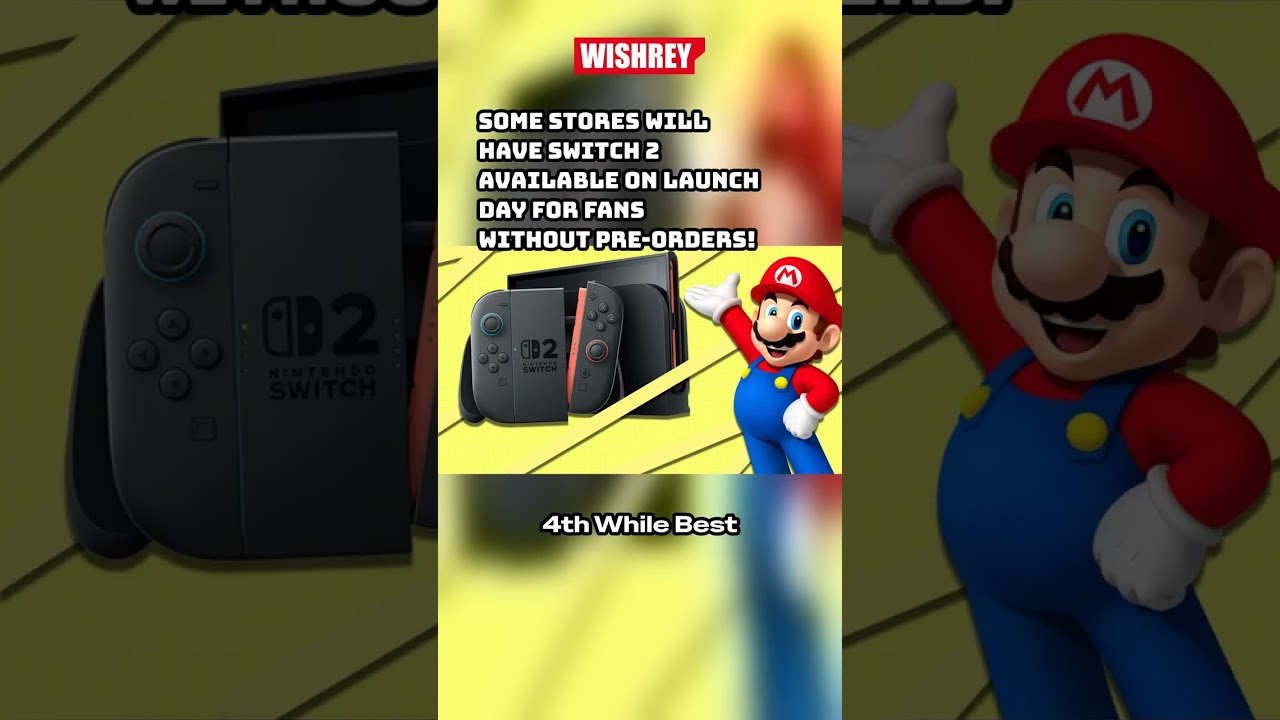 Nintendo Switch 2 Launch: Retailer Availability & Pre-Order Updates #shorts #NintendoSwitch2