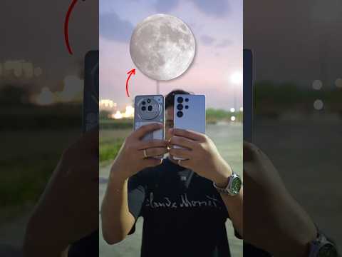 Nothing 3a Pro vs Samsung S25 Ultra Moon shot #shorts #smartphone #shortsviral