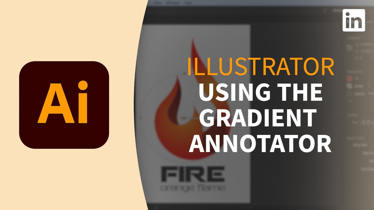 Illustrator Tutorial - Using the gradient annotator tool