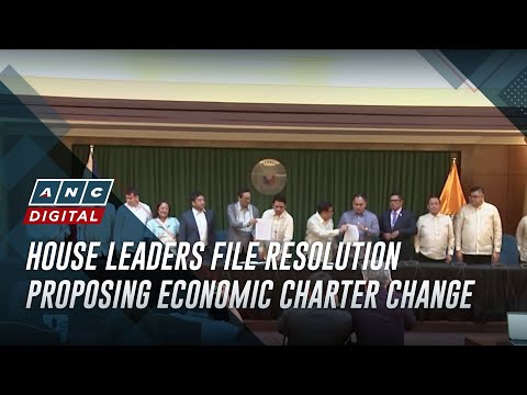 House leaders file resolution proposing economic charter change | ANC