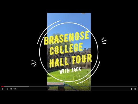 Brasenose College tour of Dining Hall