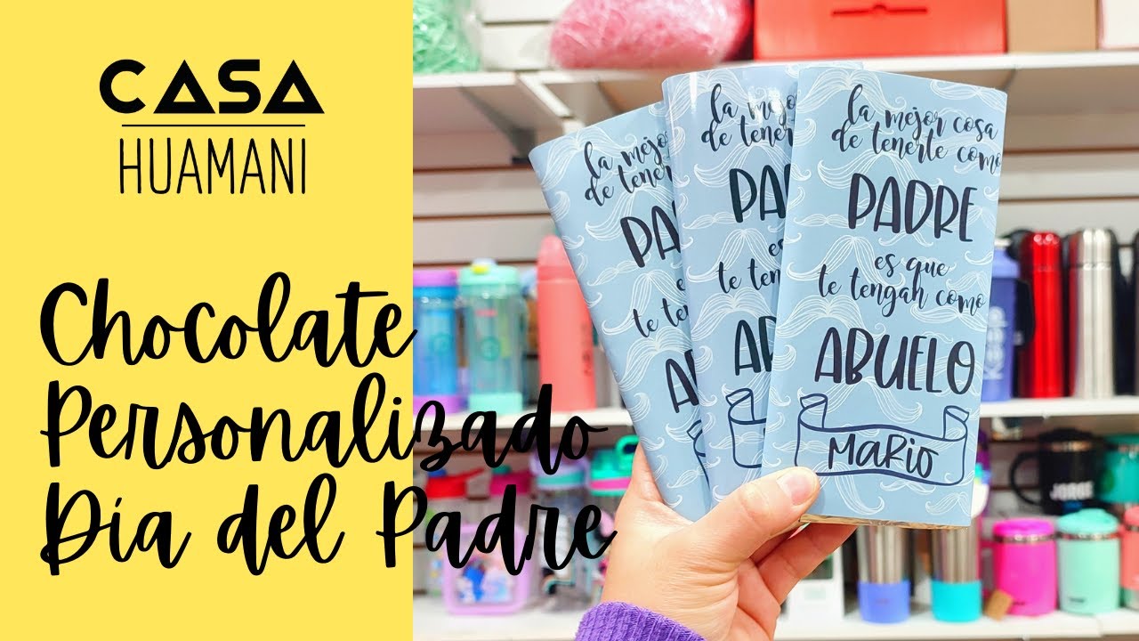 Chocolate Personalizado - Día del Padre