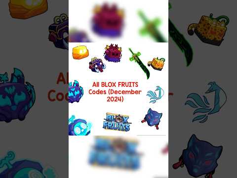 All BLOX FRUITS Codes (December 2024) #roblox #robloxfyp #bloxfruits #viralvideo #codes