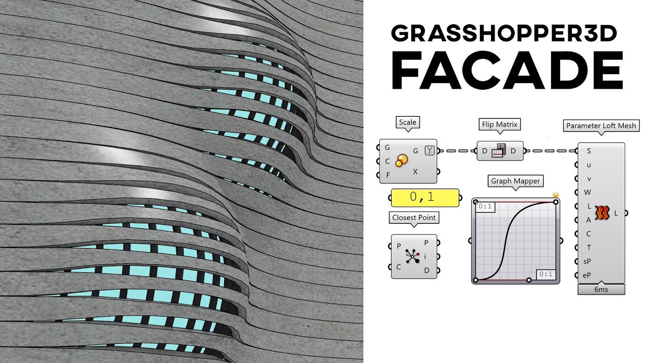 Rhino Grasshopper Tutorial (Attractor Parametric Facade)