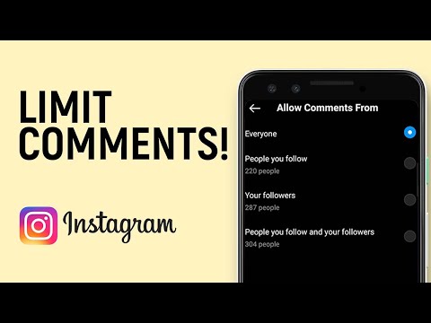 How to Limit Comments on Instagram Posts [EASY]