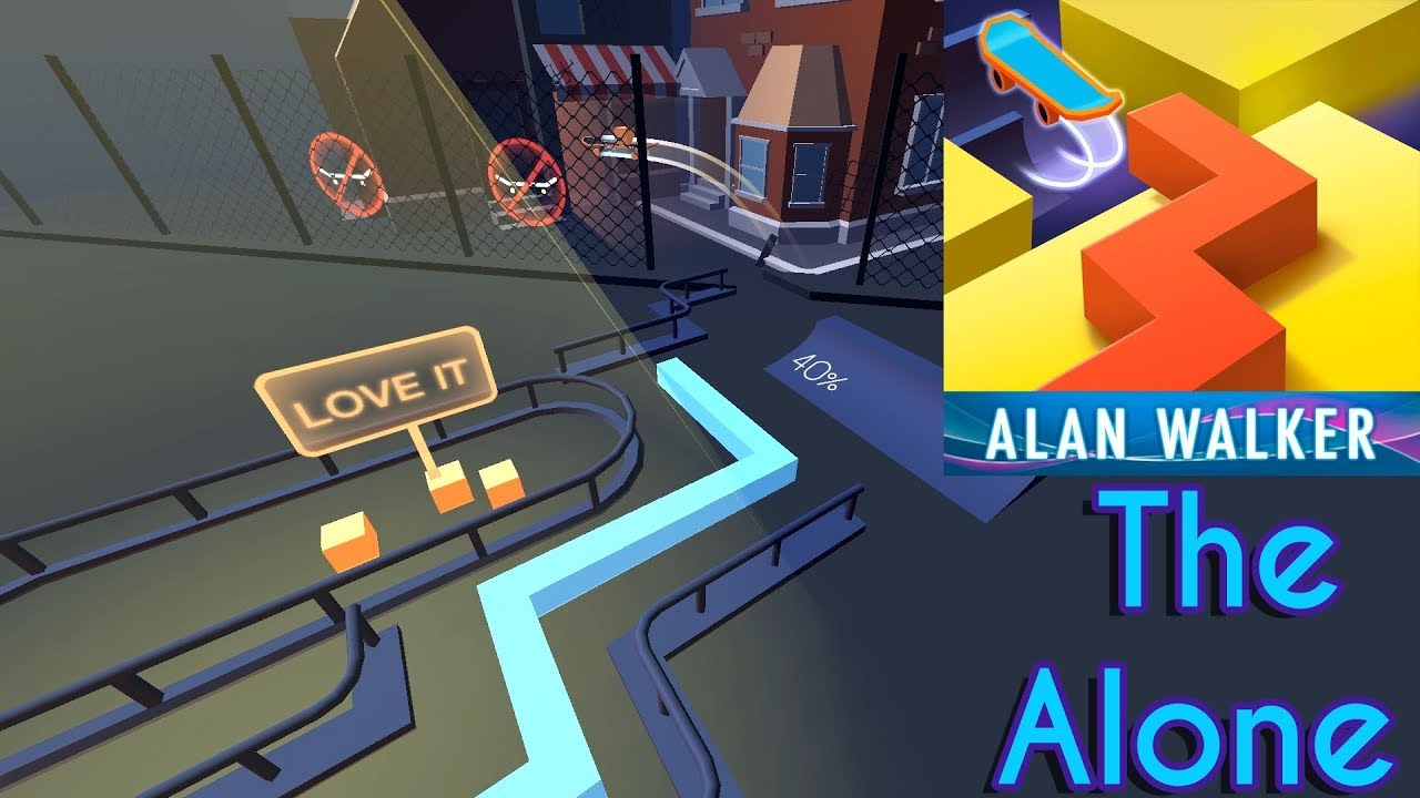 Dancing Line - The Alone (Alan Walker) 4K Widescreen