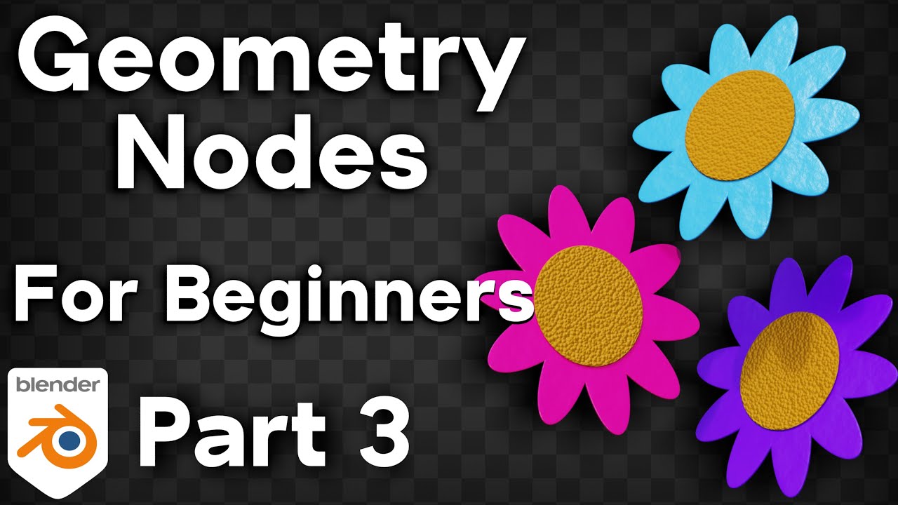 Geometry Nodes for Complete Beginners - Part 3 (Blender Tutorial)