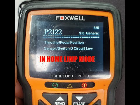 07 NISSAN QUEST HOME LIMP MODE DTC FOR APP SENSOR CICUIT