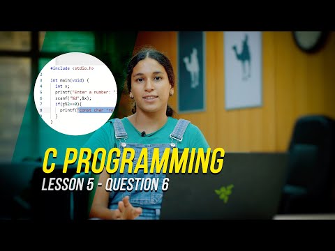 شرح C Programming Lesson 5 Question 6 Jannah Ayman معتمد - منصة معارف