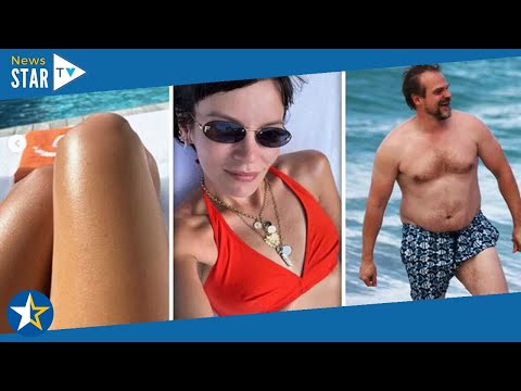 Lily Allen shows off bikini bod on holiday with husband David Harbour