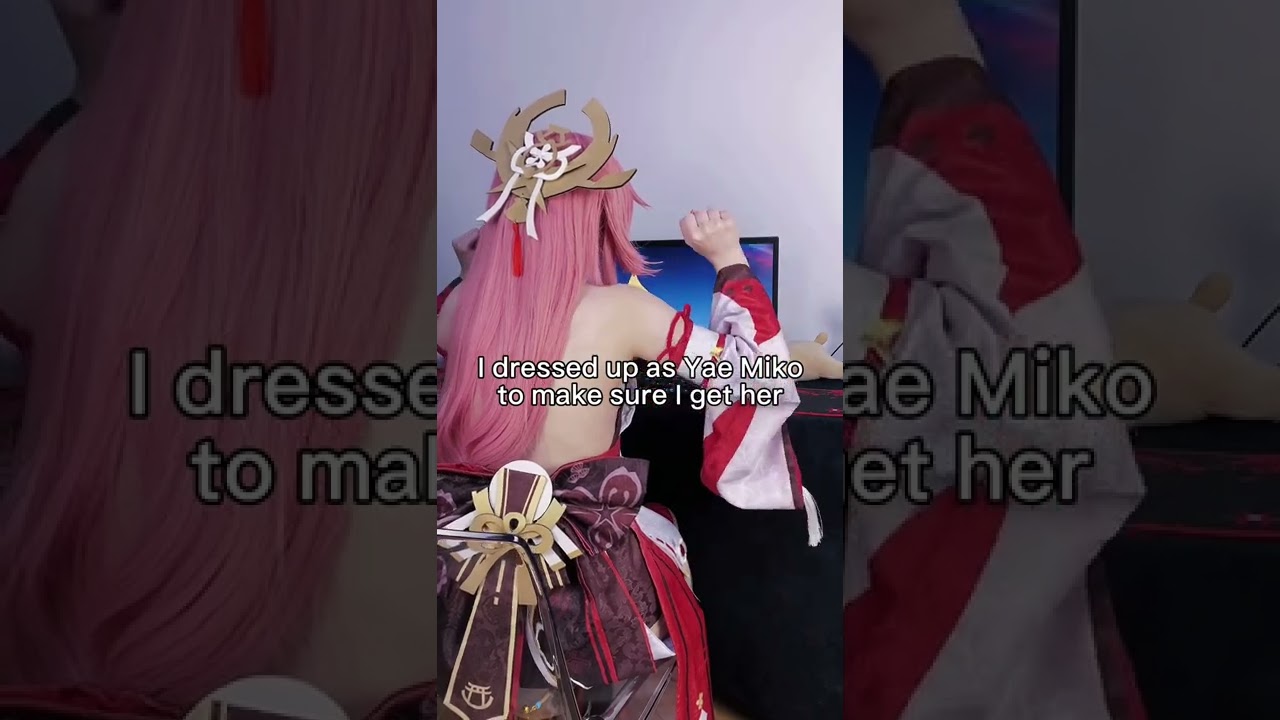 I PULLED FOR YAE MIKO DRESSED AS YAE MIKO AND *THIS* HAPPENED