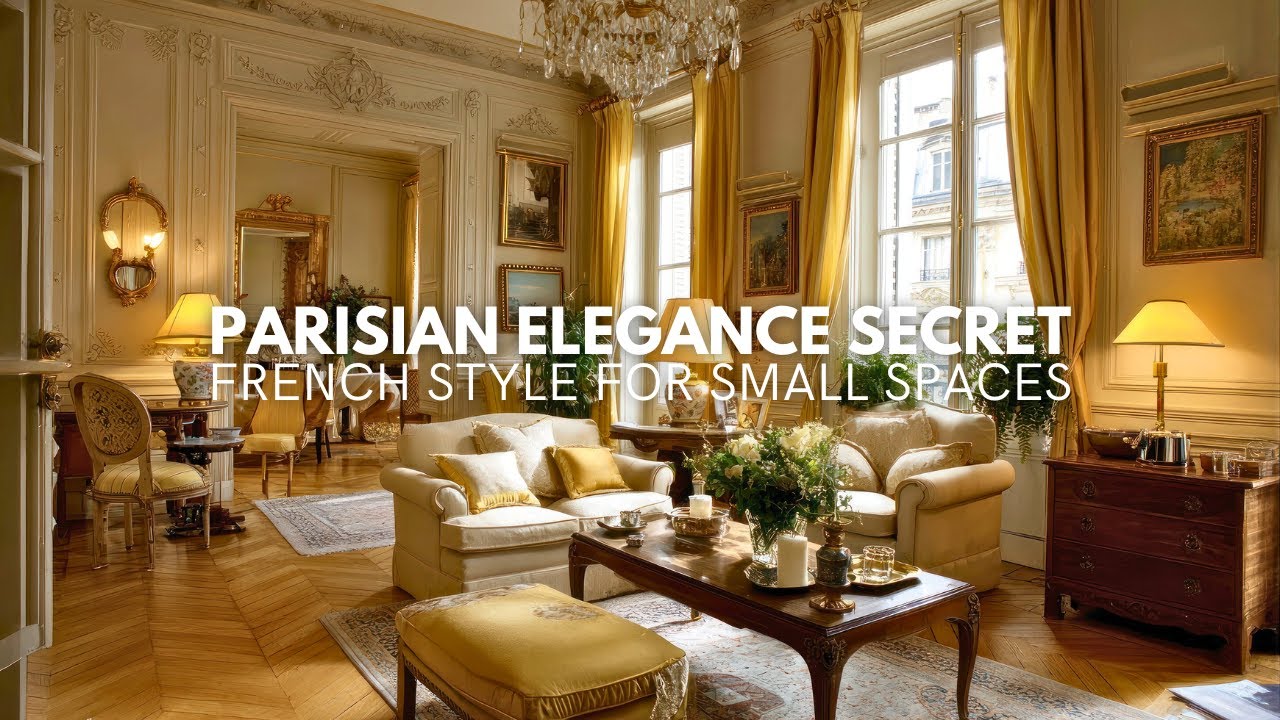 Parisian Elegance in a Small Home | Warm, Elegant & Timeless Design.