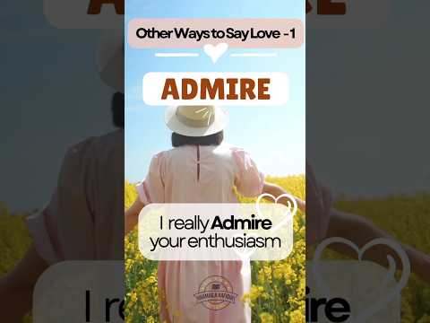 Synonyms for LOVE| Other ways to say LOVE-1 #shorts #love #synonymsinenglish