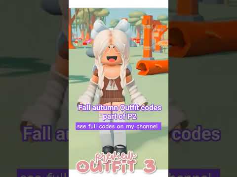 Fall Autumn's Outfit codes part of P2 Berry Avenue codes bloxburg brookhaven #roleplay #roblox