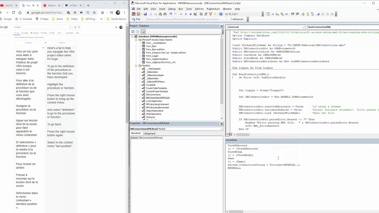 Visual Basic Editor - Source Code Navigation