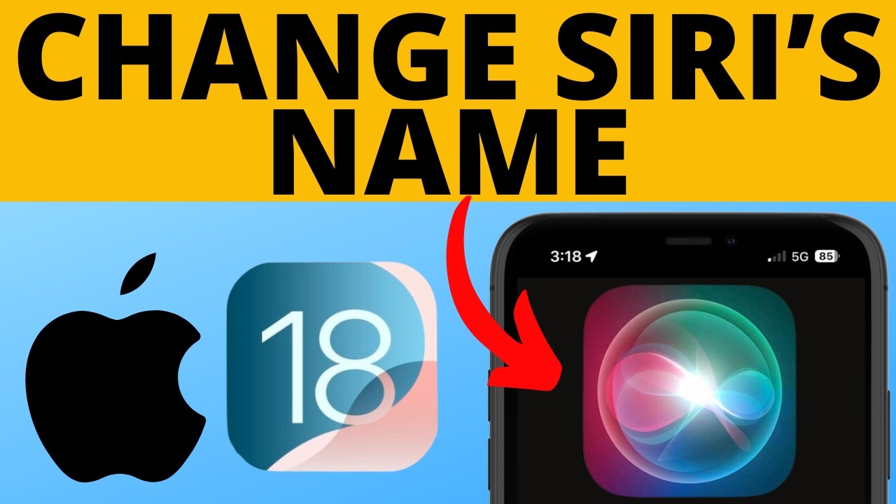 How to Change Siri's Name to ANYTHING on iPhone - iOS 18