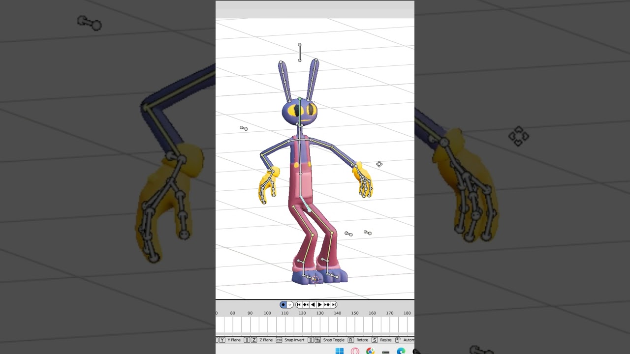 Jax Rig For Blender! #theamazingdigitalcircus