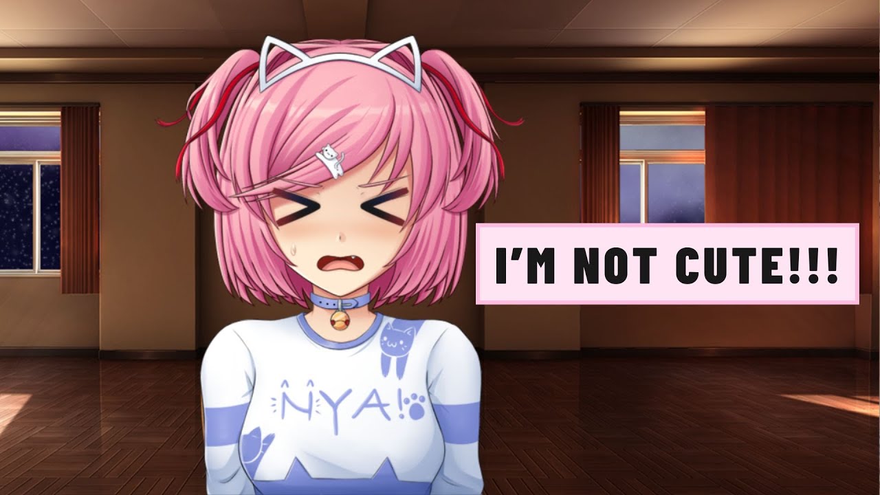 Don't call Natsuki cute! | Just Natsuki: A DDLC Mod