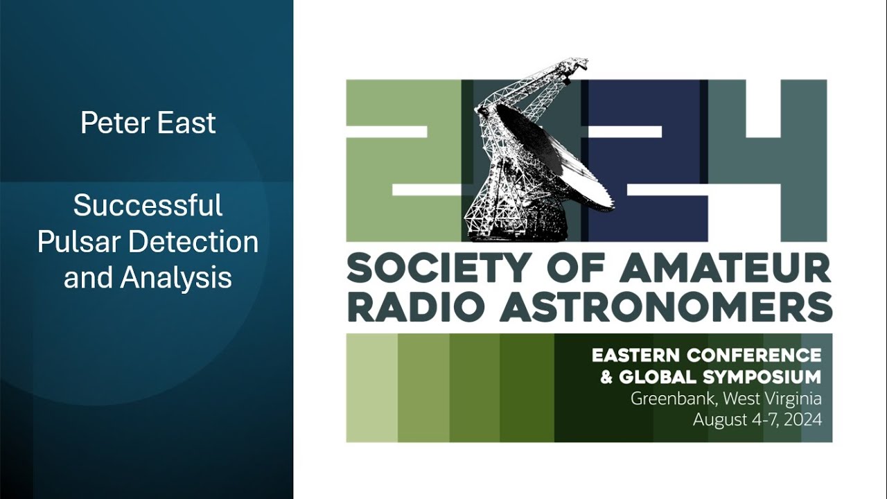 Peter East - Successful Pulsar Detection and Analysis