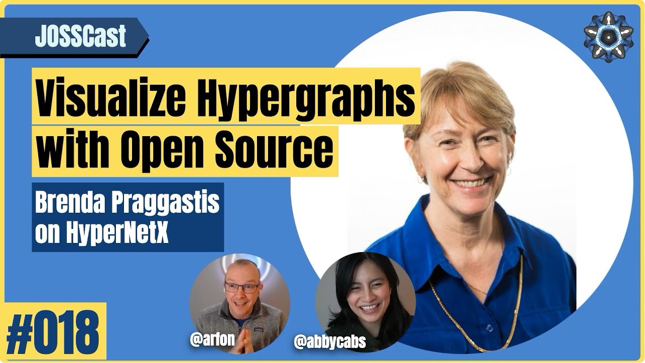 Visualize Hypergraphs with Open Source – Brenda Praggastis on HyperNetX | JOSSCast Ep.18