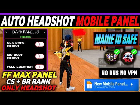 DARK PANEL V3 Antiban FF Panel Free Fire Injector Ob49 Update Free FF panel