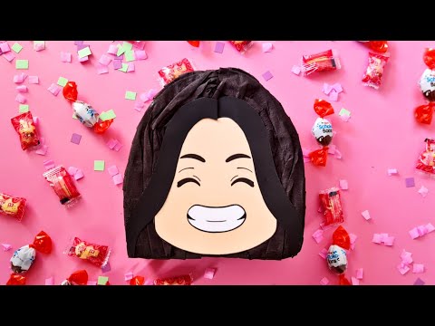 MINI PIÑATA ROBLOX NIÑA para IMPRIMIR