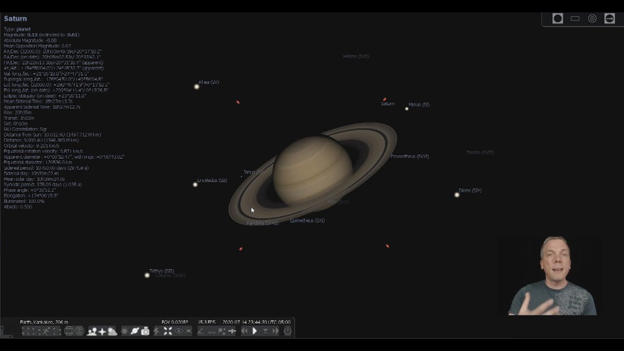 How to use Stellarium: Quick-zoom shortcut tools